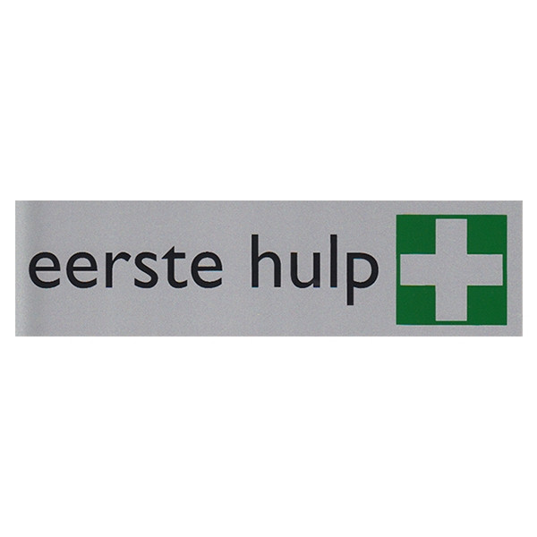 Posta Picto bordje eerste hulp (16,5 x 4,5 cm) 123inkt.be